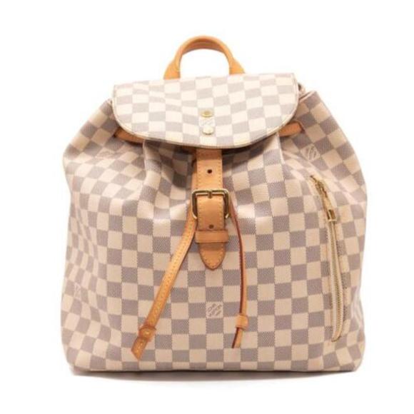 Louis Vuitton | Bags | Sperone Backpack Damier Azur Canvas Backpack ...